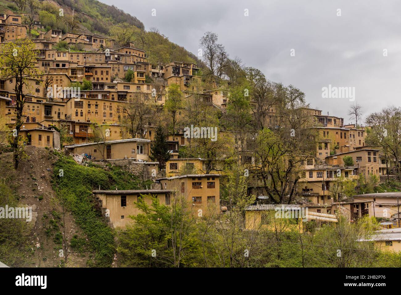 Traditional village Masuleh in Gilan province, Iran Stock Photo - Alamy
