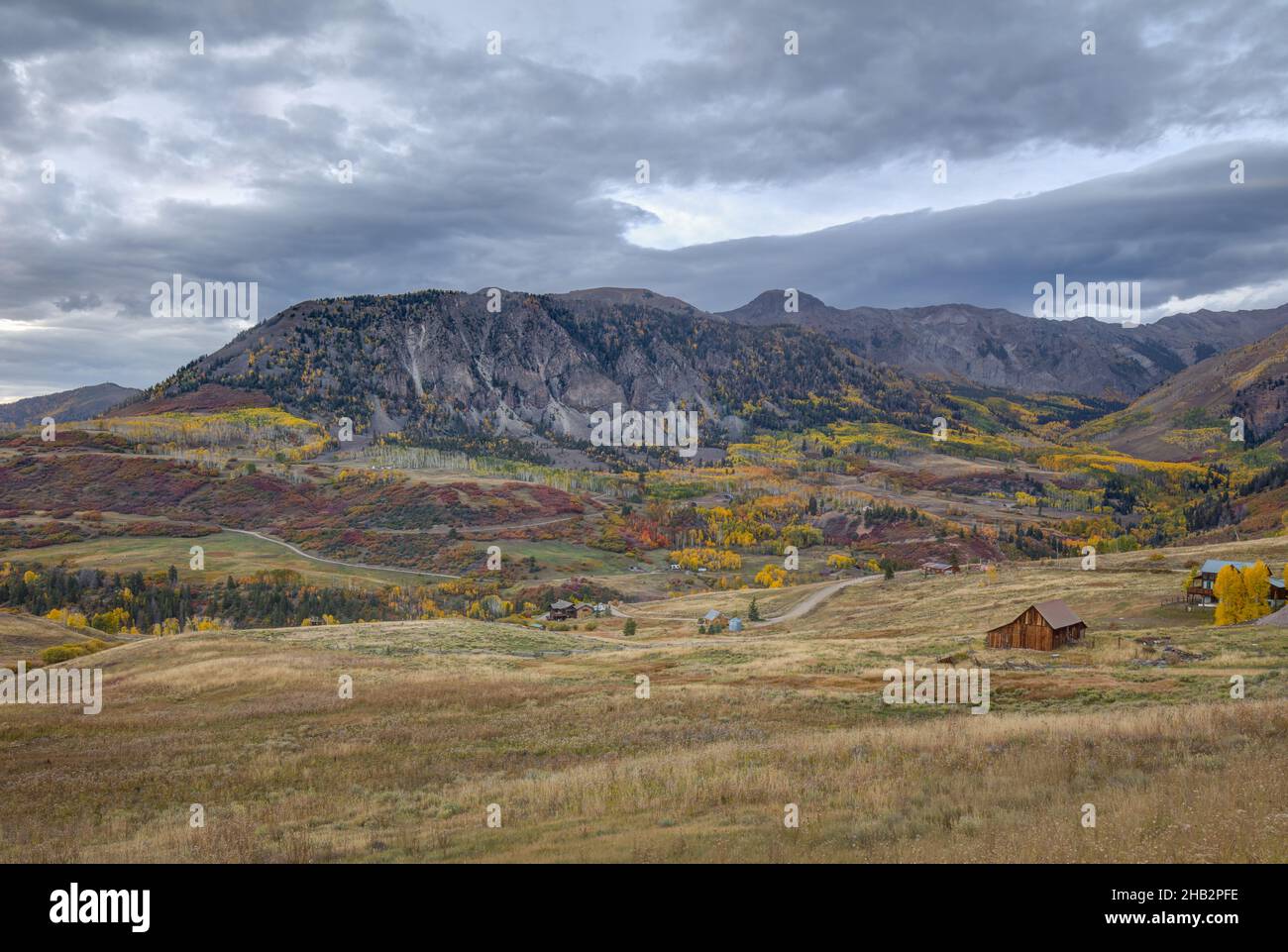 Scenic autumn landscape images in Colorado Stock Photo - Alamy