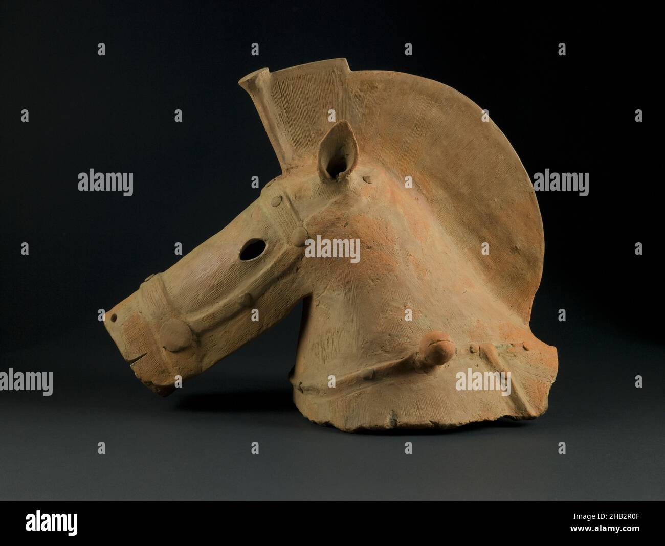 Haniwa Head of a Horse, Japanese, Kofun period, c.3rd century–538, late ...