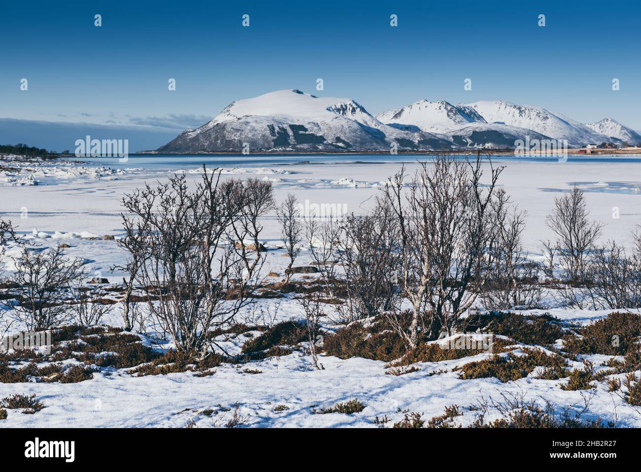 Winter Norway LANDSCAPE Stock Photo - Alamy