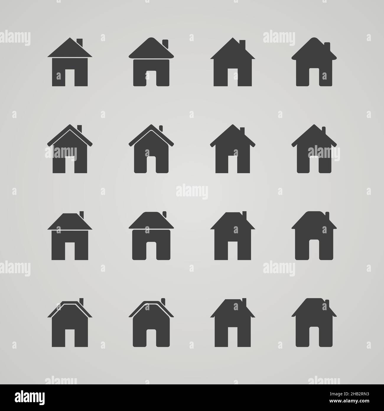 Set of houses Stock Vector Images - Alamy