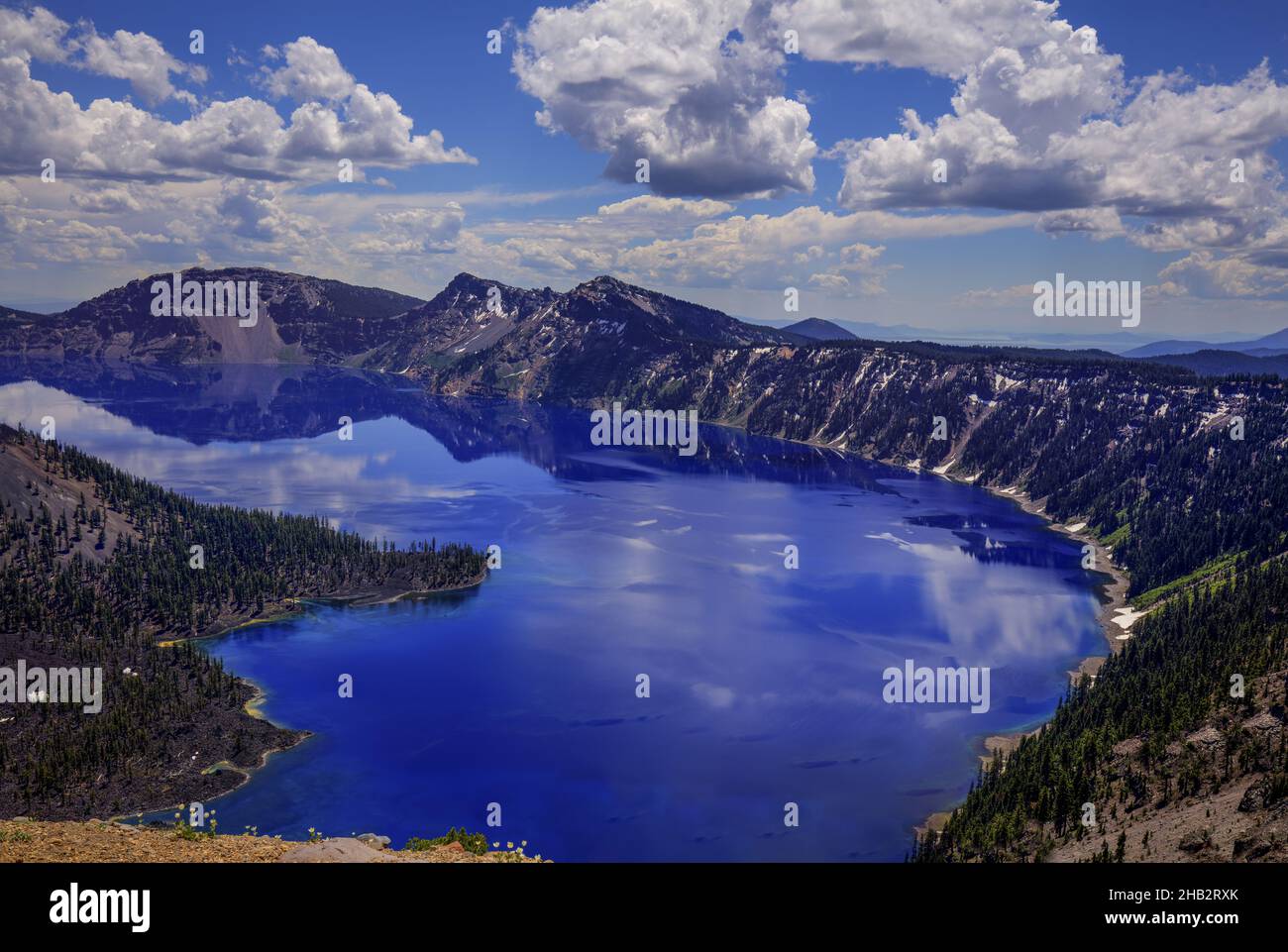 Scenic landscape images of waterfalls and coastline of Oregon Stock ...