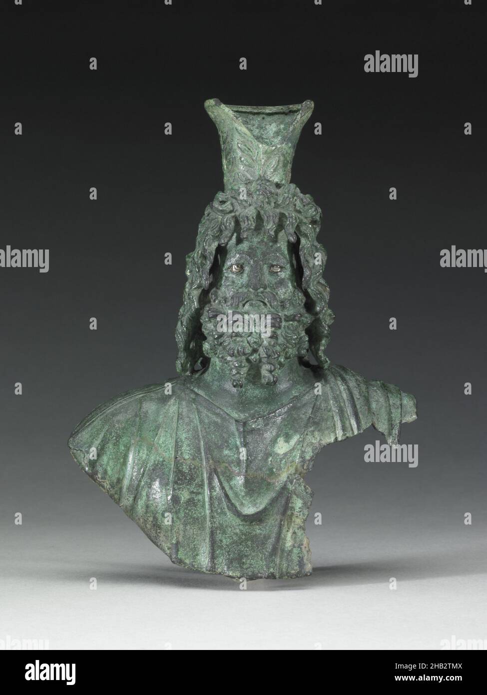 Bust of Zeus Serapis, Roman, Imperial period, 27 BC–AD 330, mid-2nd–mid ...