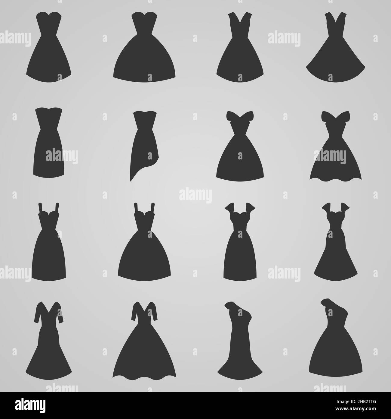 Set of women dress, vector illustration Stock Vector Image & Art - Alamy