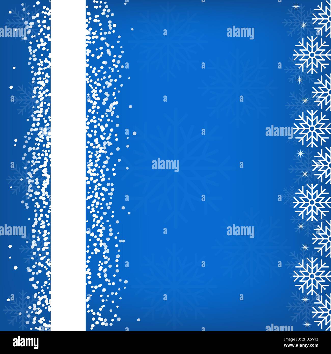 Winter backdrop with snowflakes, vector illustration Stock Vector Image ...