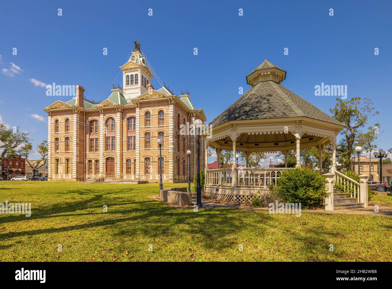 Wharton, Texas, USA - September 20, 2021: The Wharton County Courthouse ...