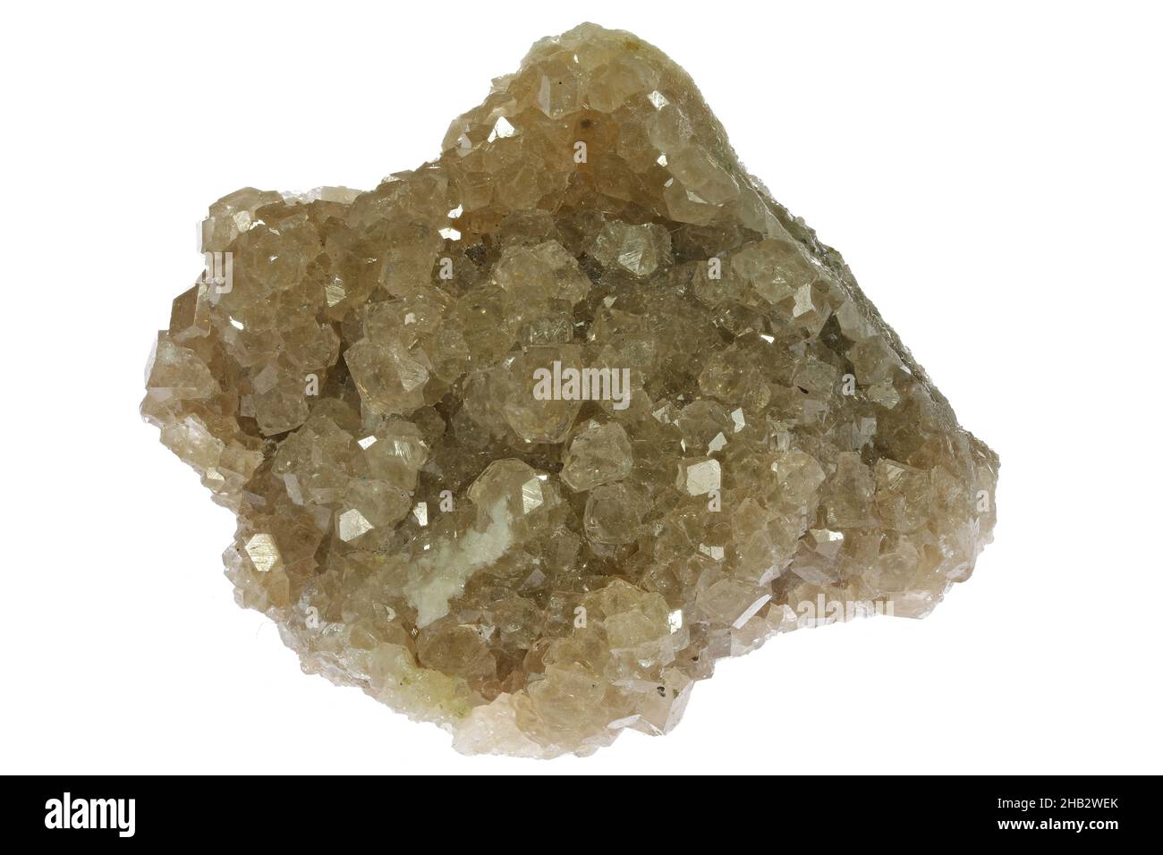 grossular from Asbest, Ural, Russia isolated on white background Stock ...