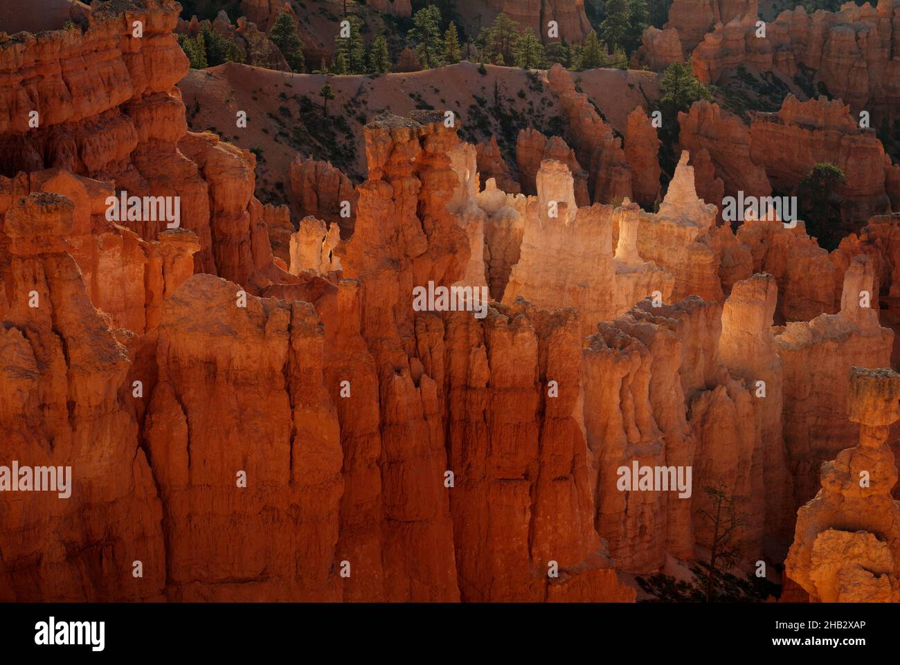 Scenic images of colored rock cliffs within Arches, Bryce Canyon, and ...