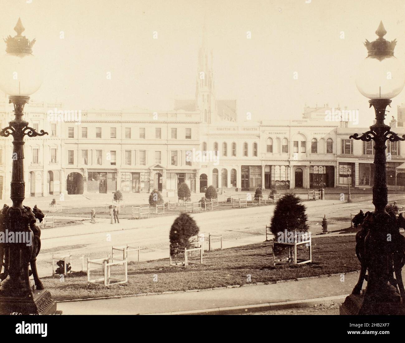 The Octagon - Dunedin, Burton Brothers studio, studio, 1800s, Dunedin ...