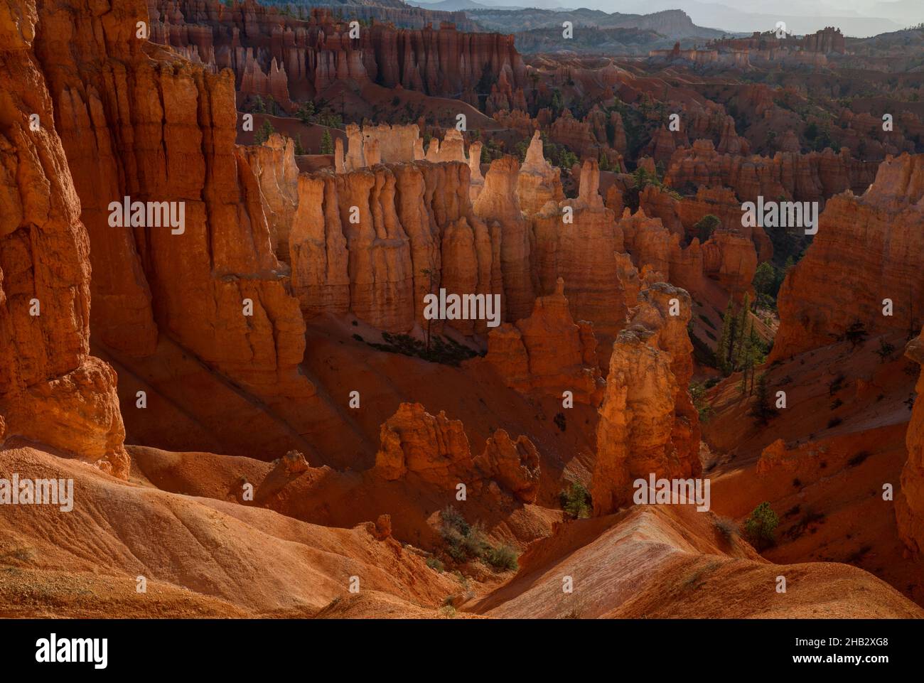 Scenic images of colored rock cliffs within Arches, Bryce Canyon, and ...
