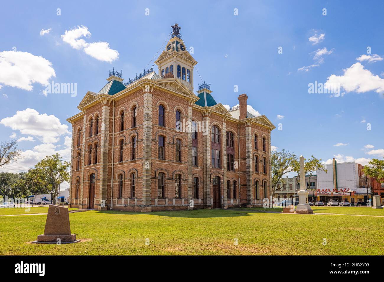 Wharton, Texas, USA - September 20, 2021: The Wharton County Courthouse ...
