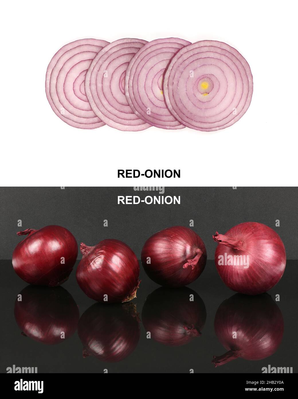 Creative layout made of red onion. High resolution photo. Full depth of ...