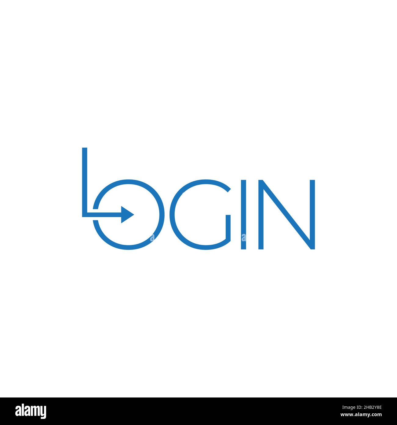 Login logo Stock Vector Images - Alamy