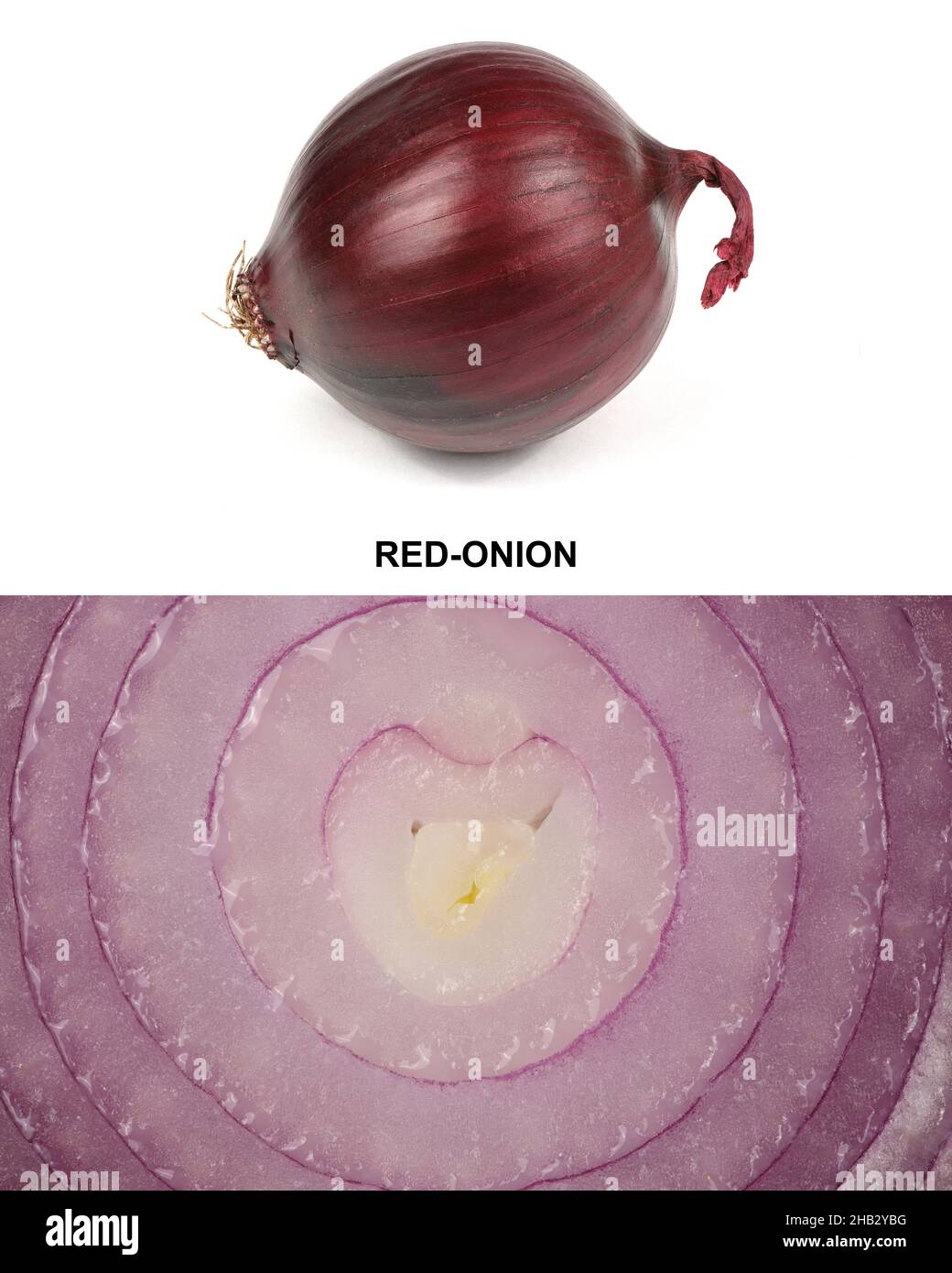 Creative layout made of red onion. High resolution photo. Full depth of ...