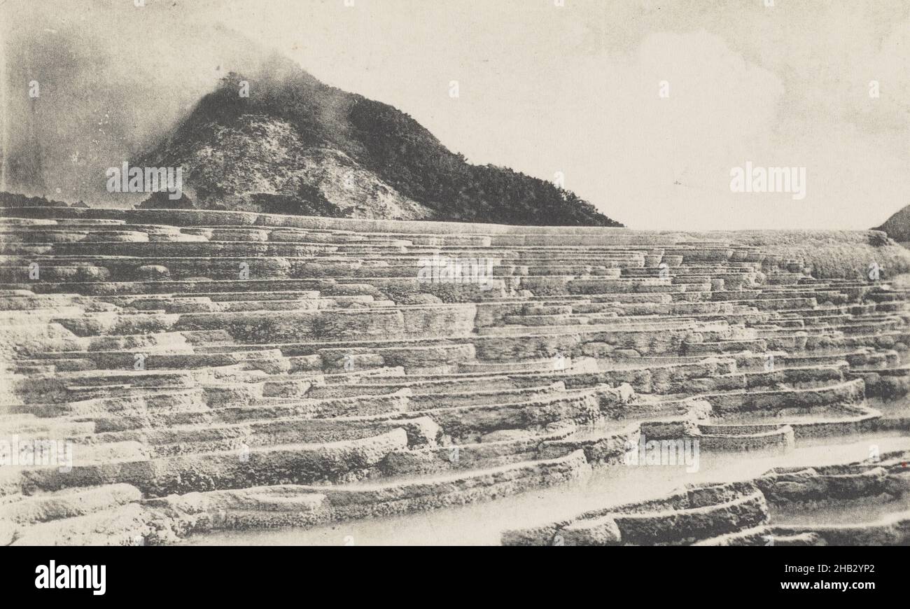 White Terrace Cups Rotomahana, Muir & Moodie studio, publisher, circa ...