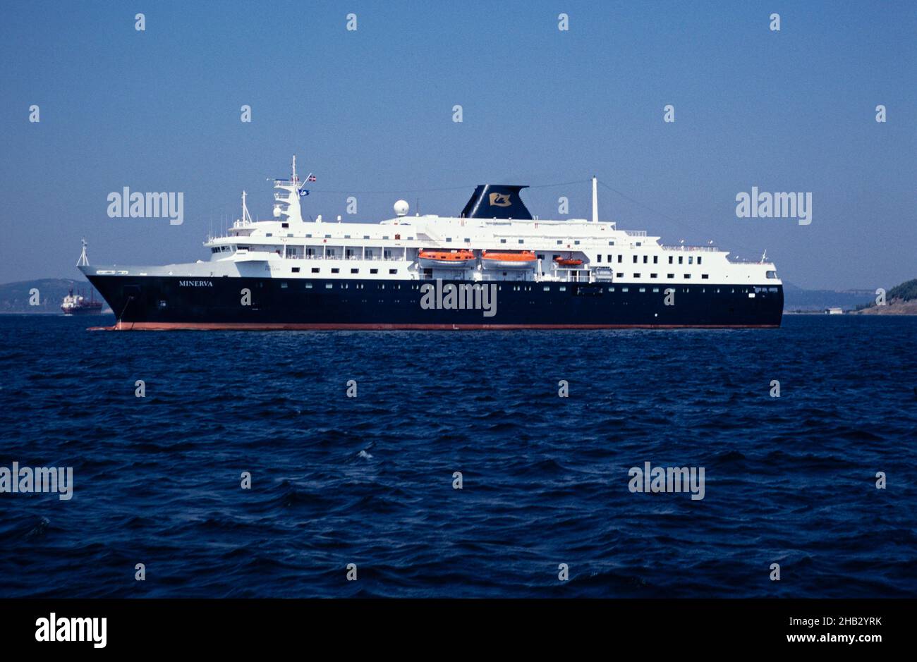 MV Minerva cruise ship Swan Hellenic holiday cruises at Izmir, Turkey ...
