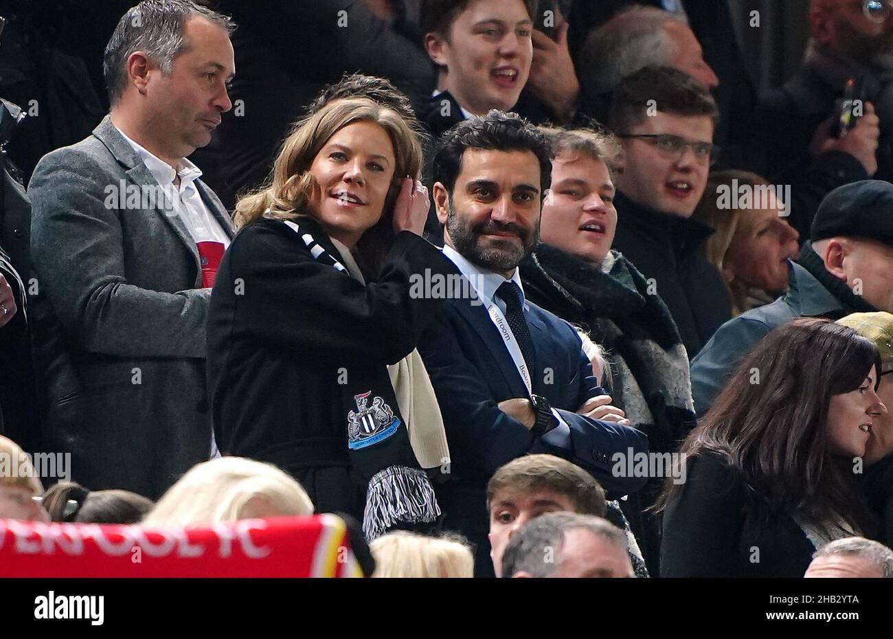 Newcastle United director Amanda Staveley in the stands during the ... Newcastle United director Amanda Staveley in the stands during the ...
