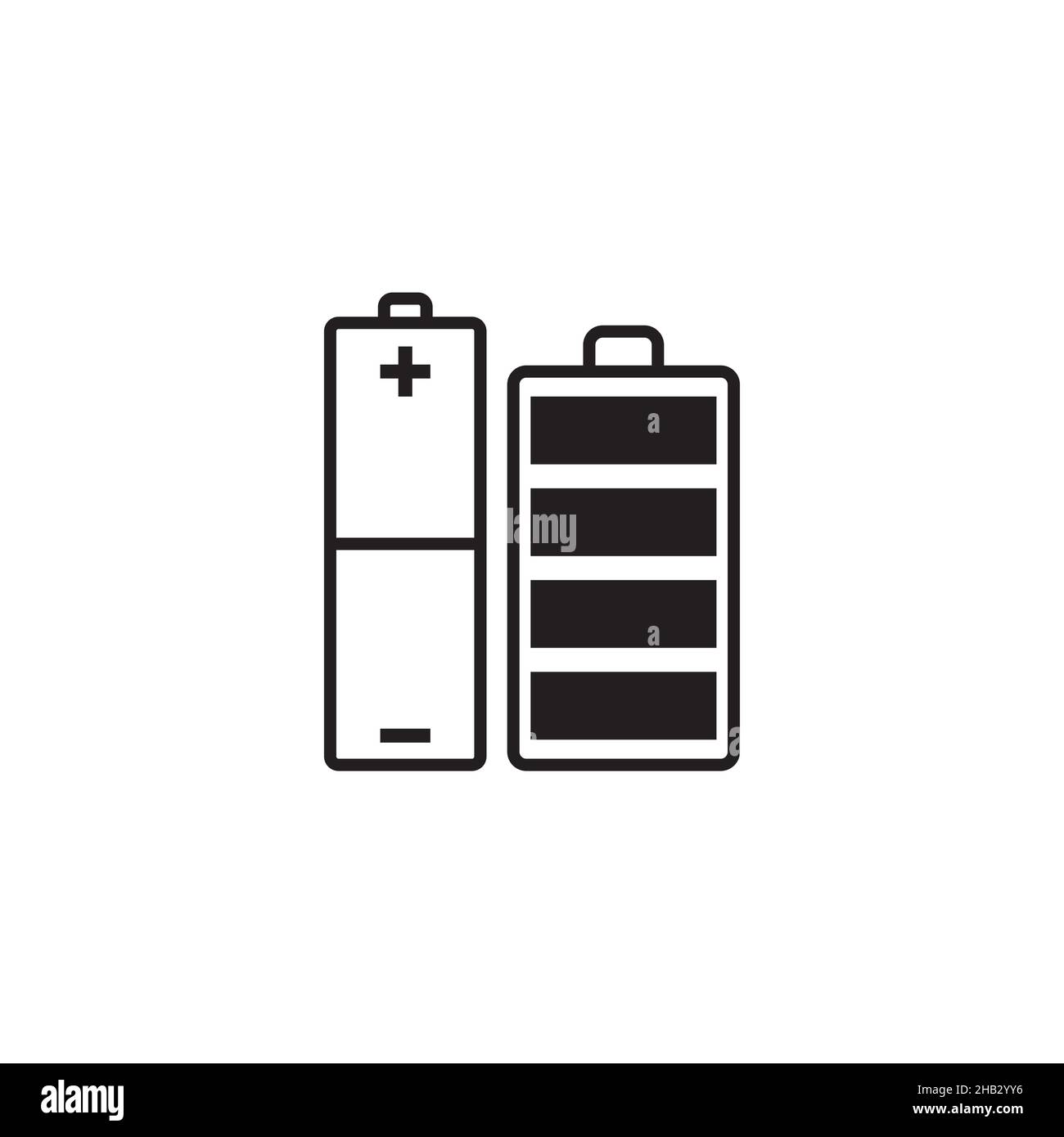 Broken battery Stock Vector Images - Alamy
