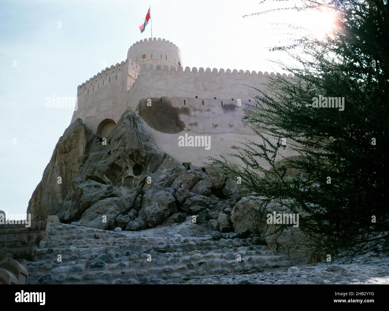 Nakhal Fort historic fortification in Al Batinah Region, Oman, Arabian ...