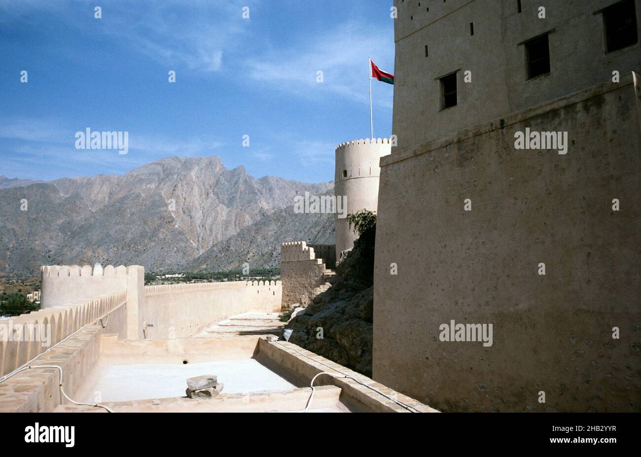 Nakhal Fort historic fortification in Al Batinah Region, Oman, Arabian ...