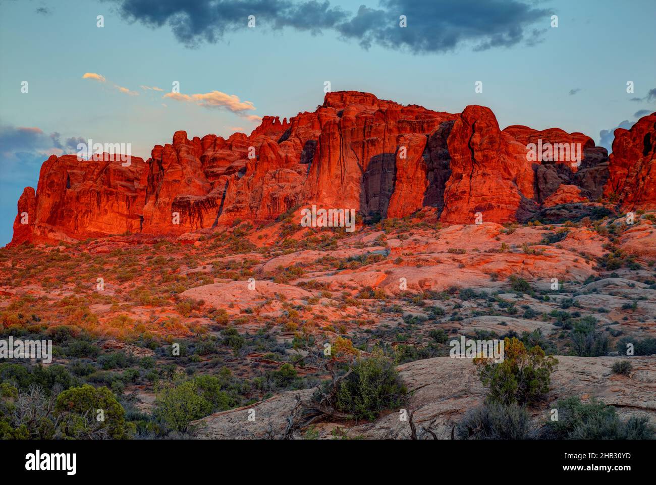 Scenic images of colored rock cliffs within Arches, Bryce Canyon, and ...