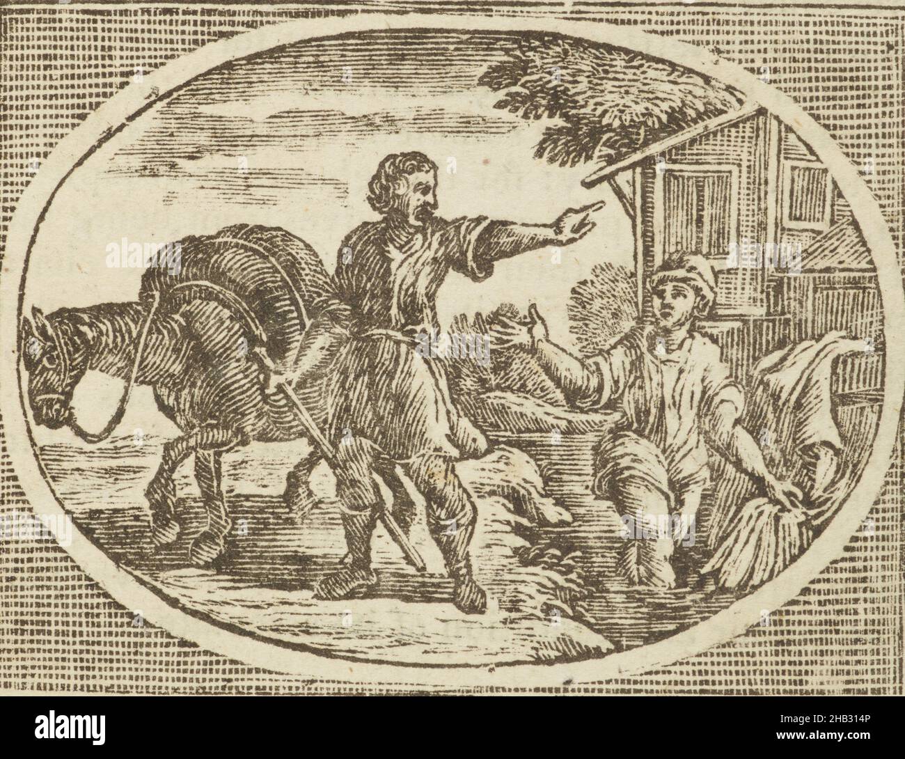 Wood engraving, Thomas Bewick, artist, England, wood engraving Stock ...