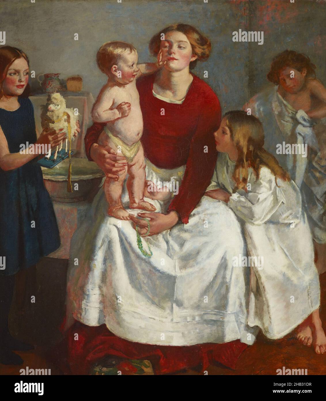 After the bath, Henry Tonks, artist, 1910-1911, England, oil painting ...