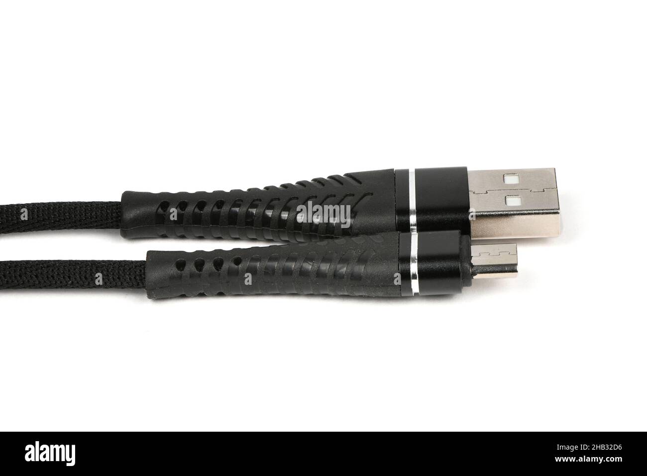 Closeup of an USB connector isolated on white. High resolution photo ...