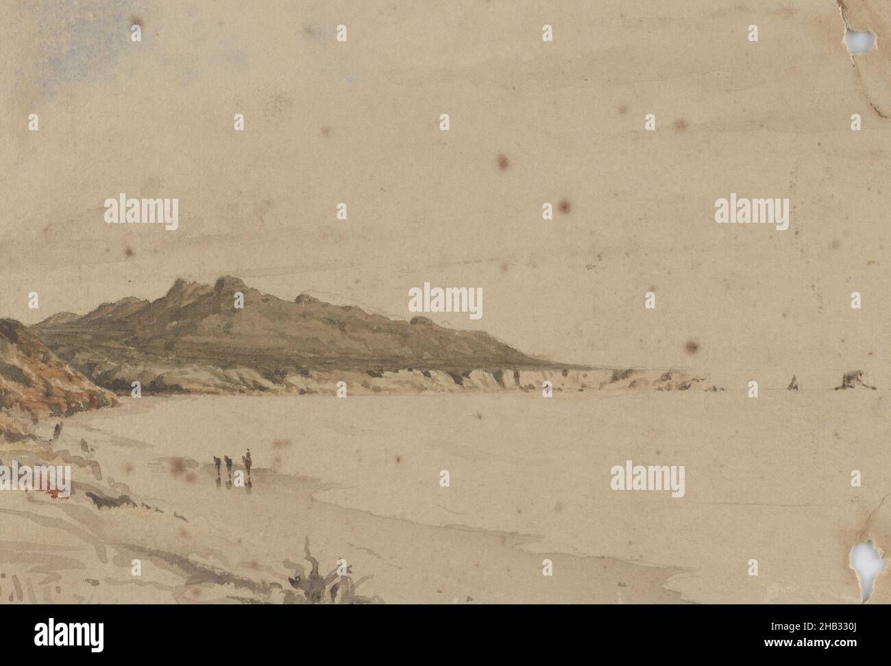 Point Elizabeth looking SSW, William Marshall Cooper, 1873 Stock Photo ...