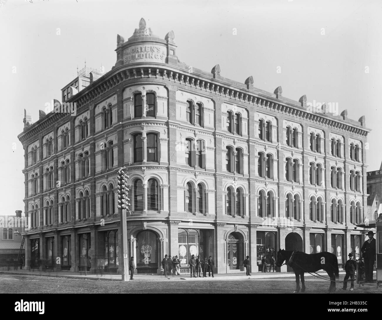 [Morten's Buildings, Christchurch], Burton Brothers studio, photography ...