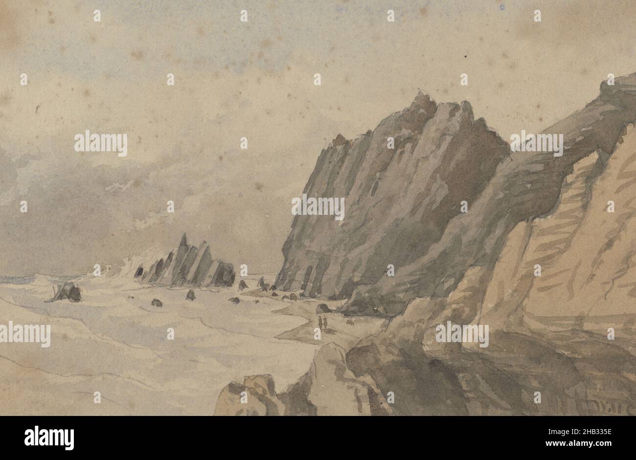 Slate Point, William Marshall Cooper, 1873 Stock Photo - Alamy