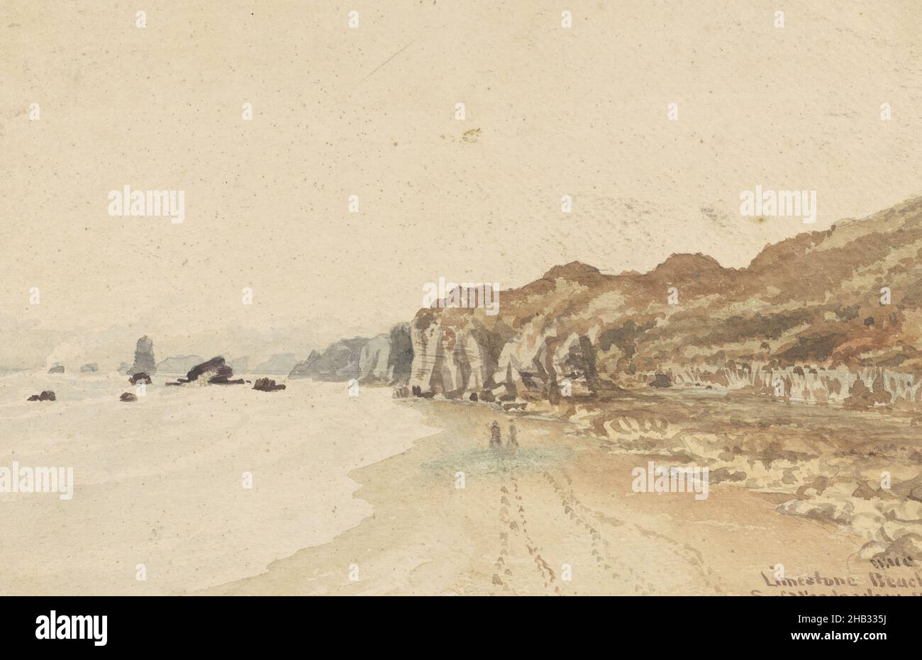 Limestone Beach S. of Woodpecker Bar., William Marshall Cooper, 1873 ...