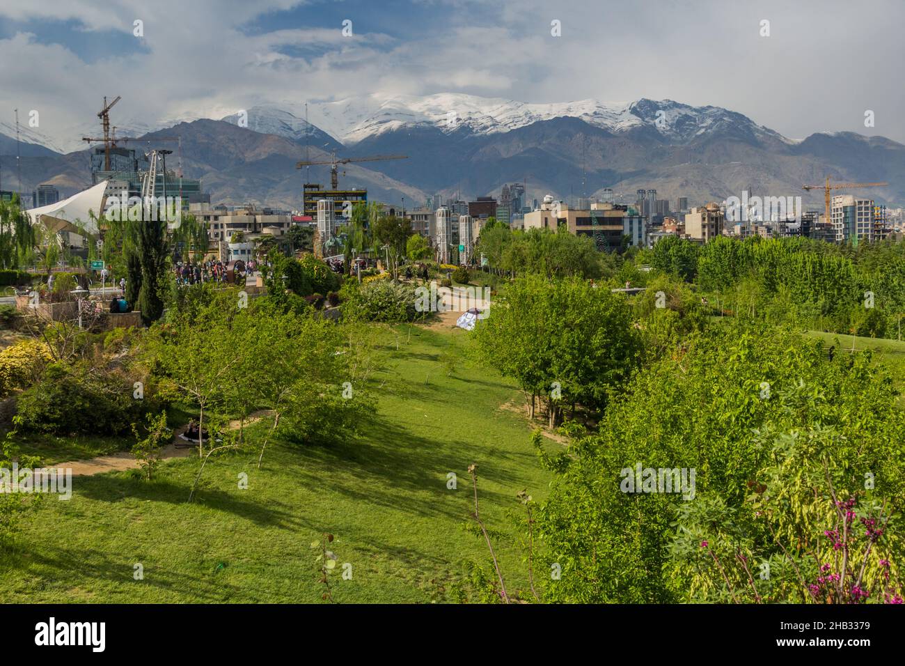 View of Ab-o-Atash Park in Tehran, Iran Stock Photo - Alamy