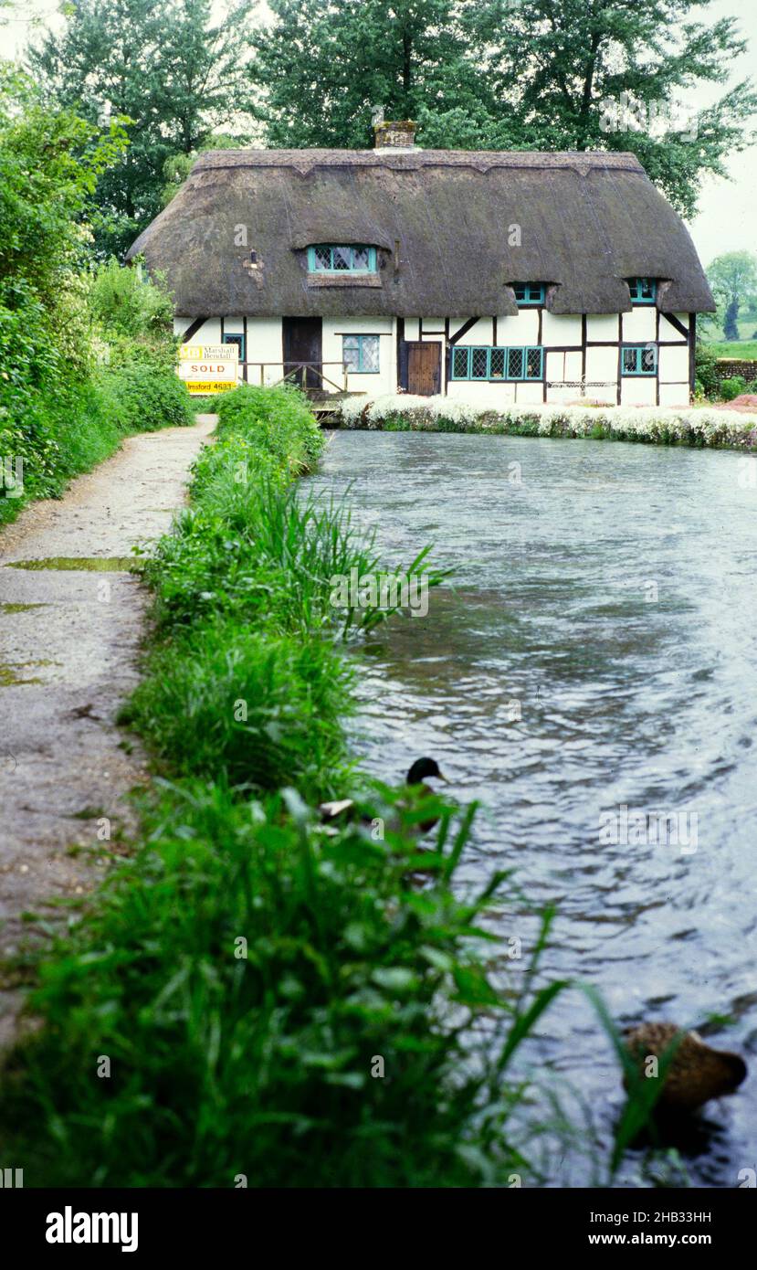 Fulling Mill on the River Alre, New Alresford, Hampshire, England Uk ...