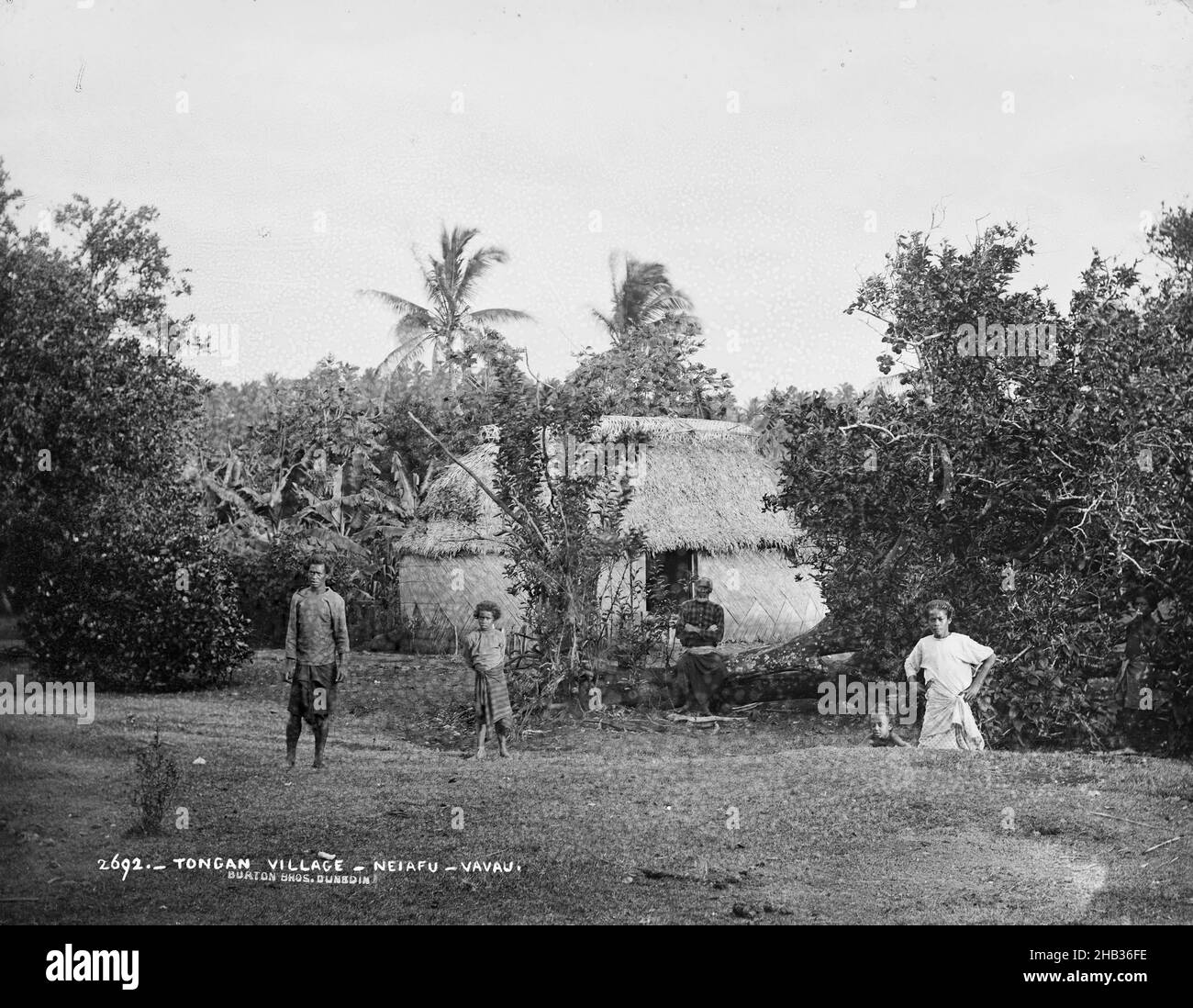 Tongan village, Neiafu, Vavau, Burton Brothers studio, photography ...