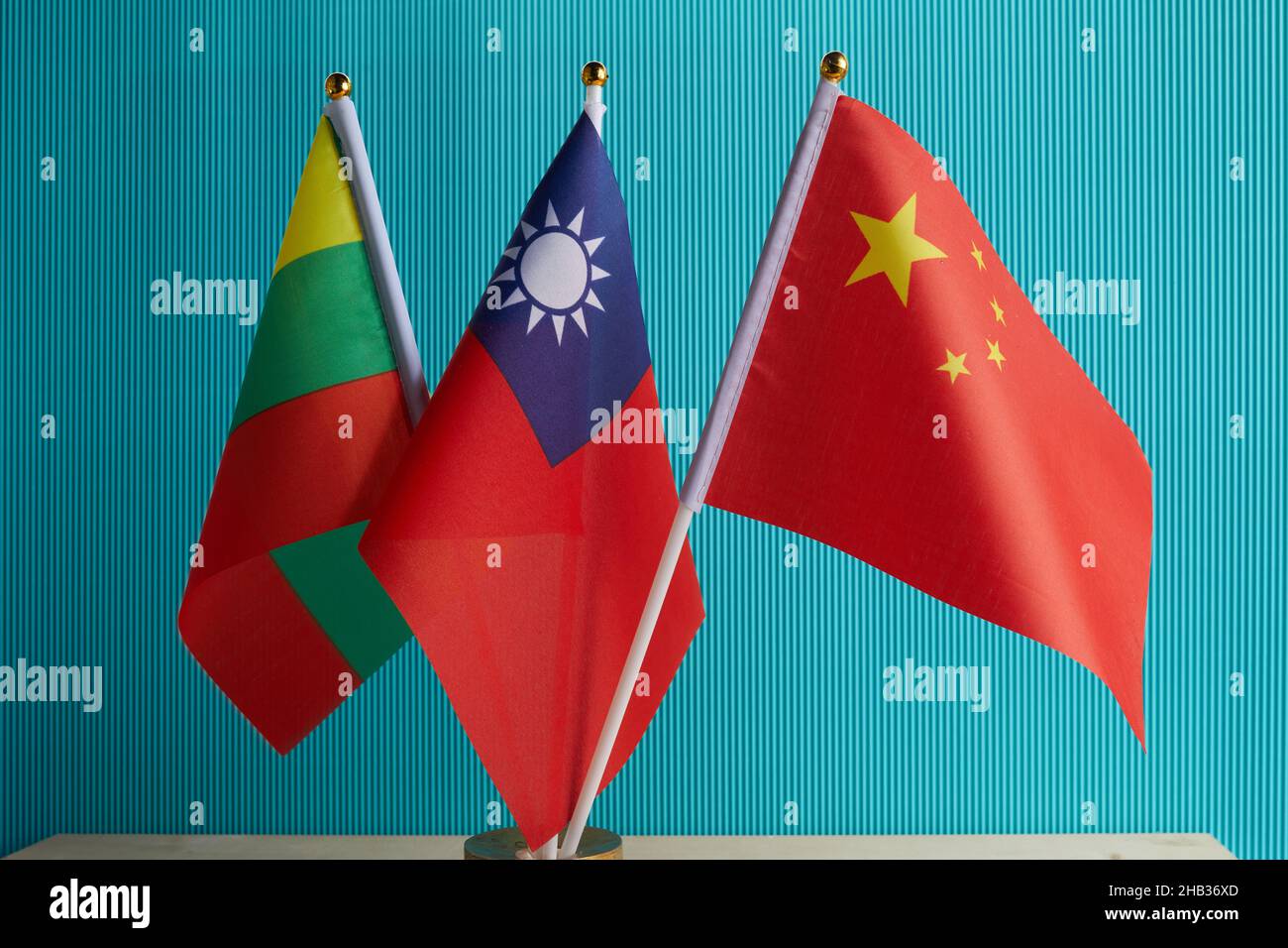 Lithuania taiwan flag hi-res stock photography and images - Alamy