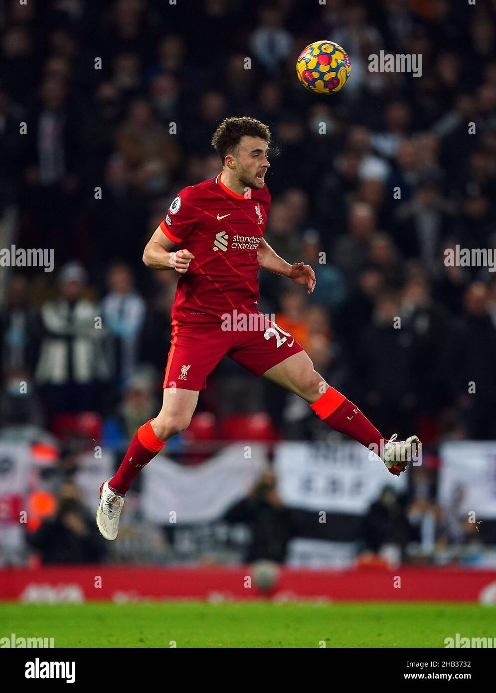 Liverpool's Diogo Jota during the Premier League match at Anfield ...