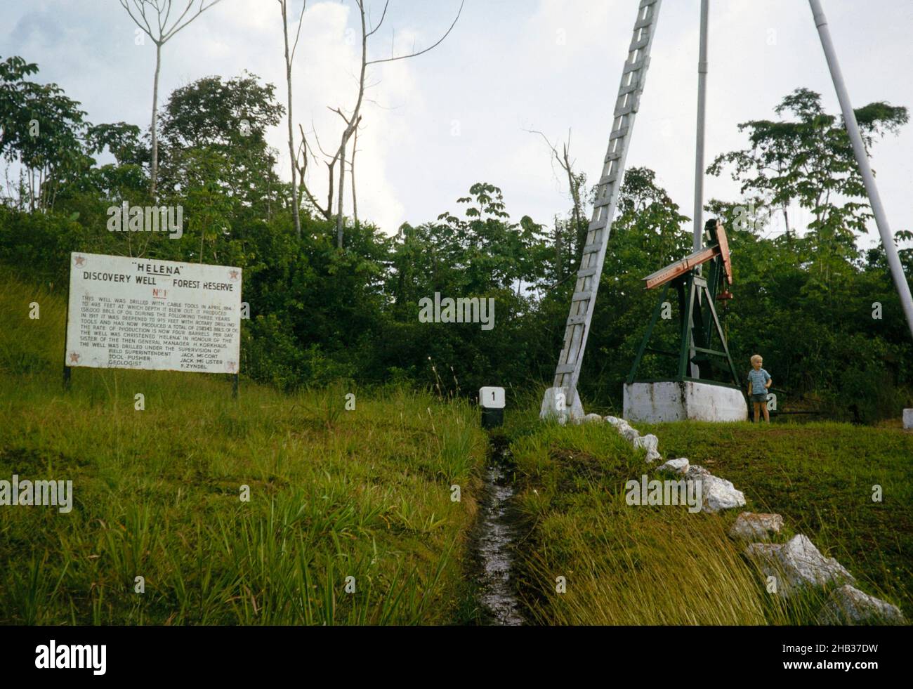 Helena, Discovery Well Forest Reserve, Well Number 1 drilled in 1914 ...