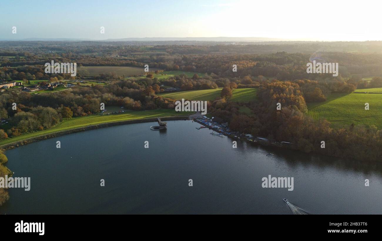 Aerial view of Ardingly Resevoir Stock Photo - Alamy