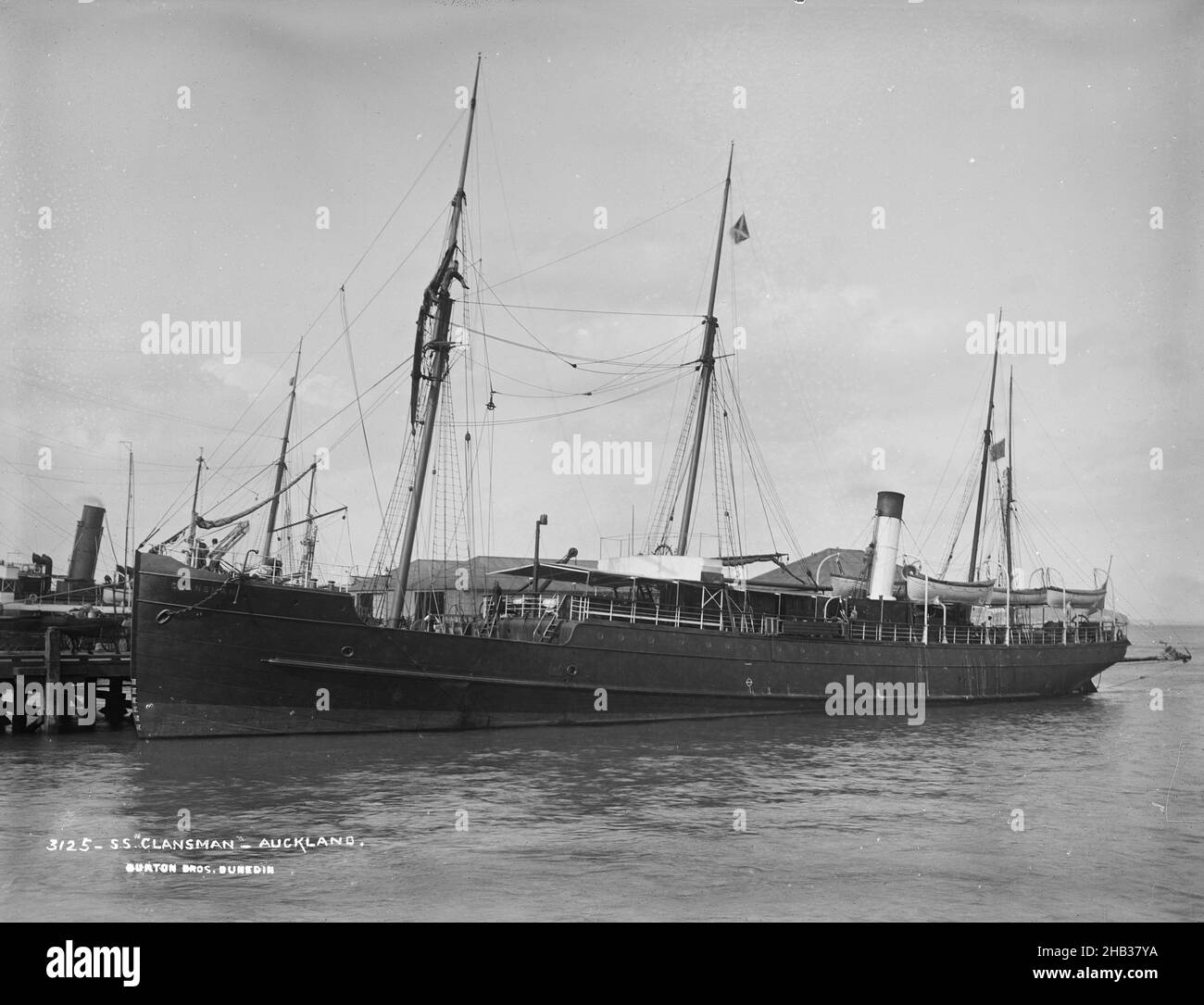 S.S. Clansman, Auckland, Burton Brothers studio, photography studio ...