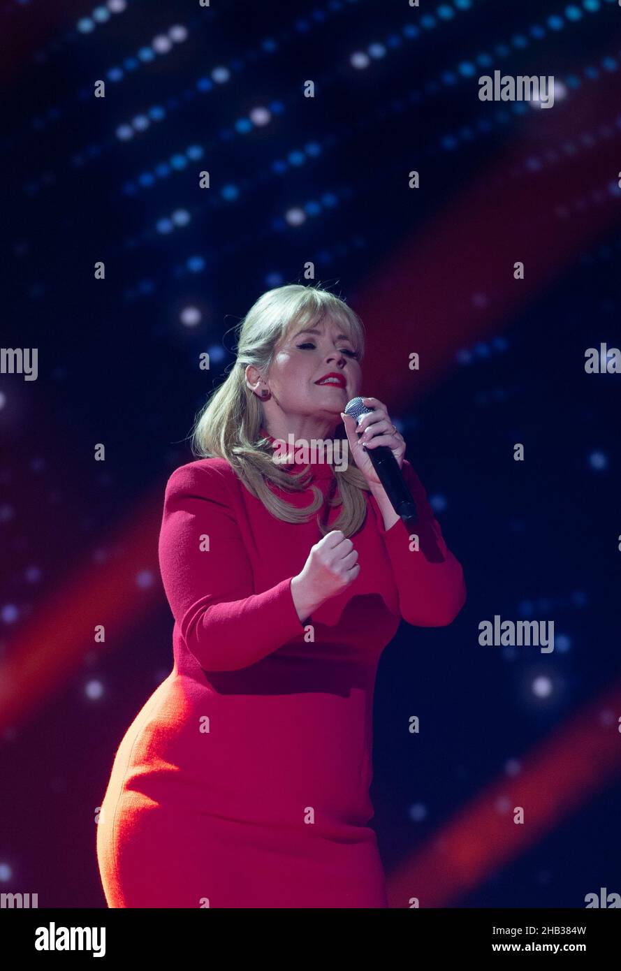 Leipzig, Germany. 16th Dec, 2021. Irish-American singer Maite Kelly ...