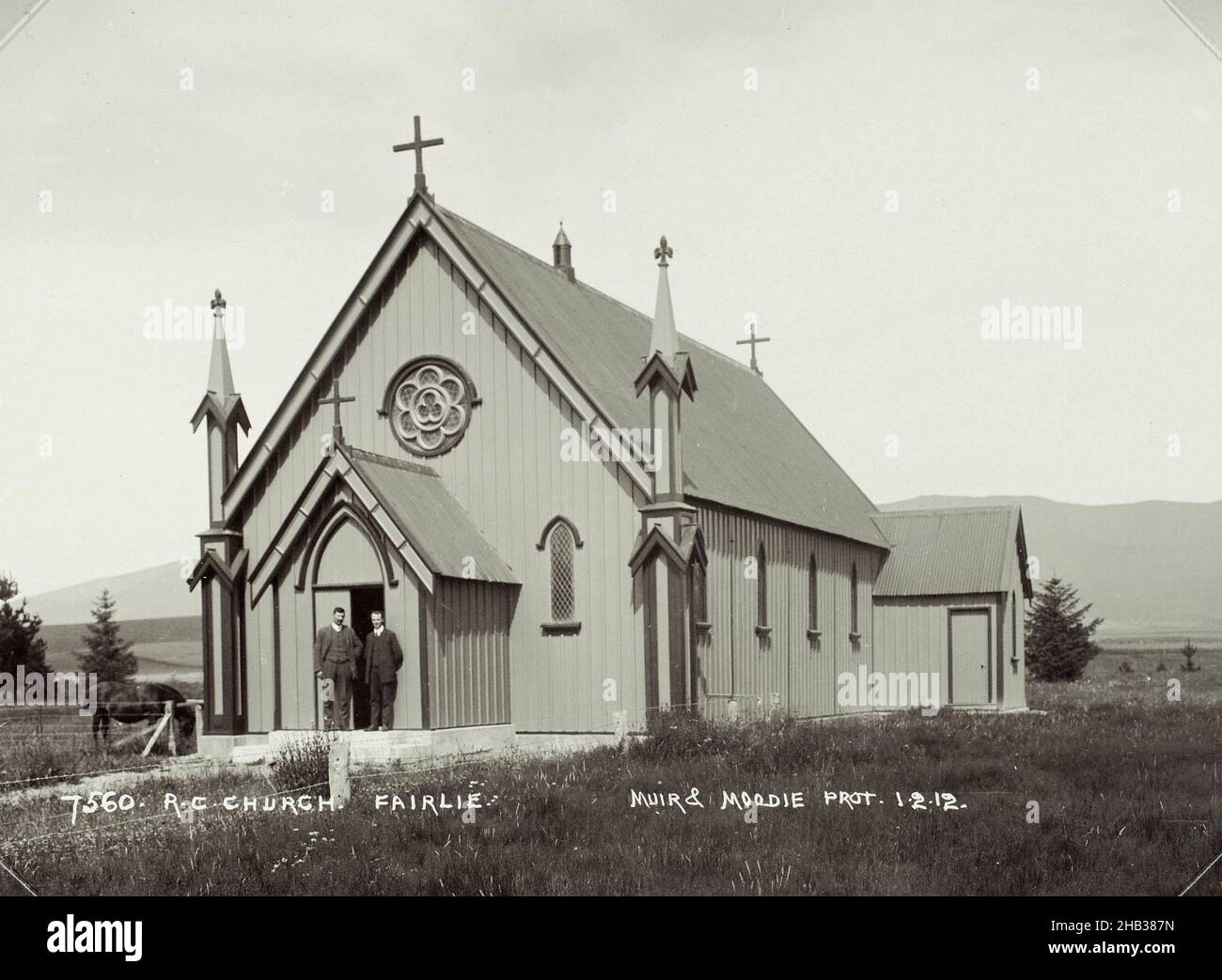 Roman Catholic Church, Fairlie, Muir & Moodie studio, 1912, Fairlie ...