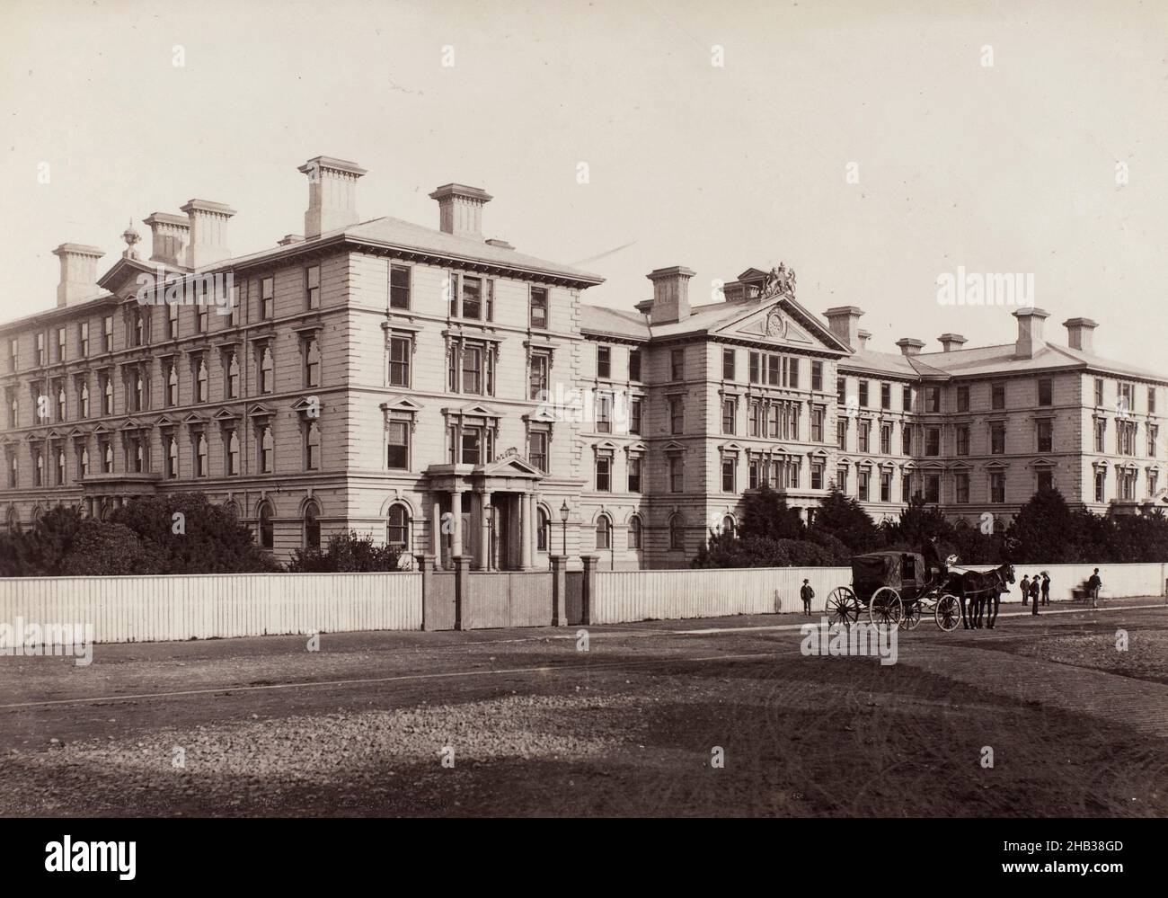 Government buildings, looking south, Burton Brothers studio, 1880s ...