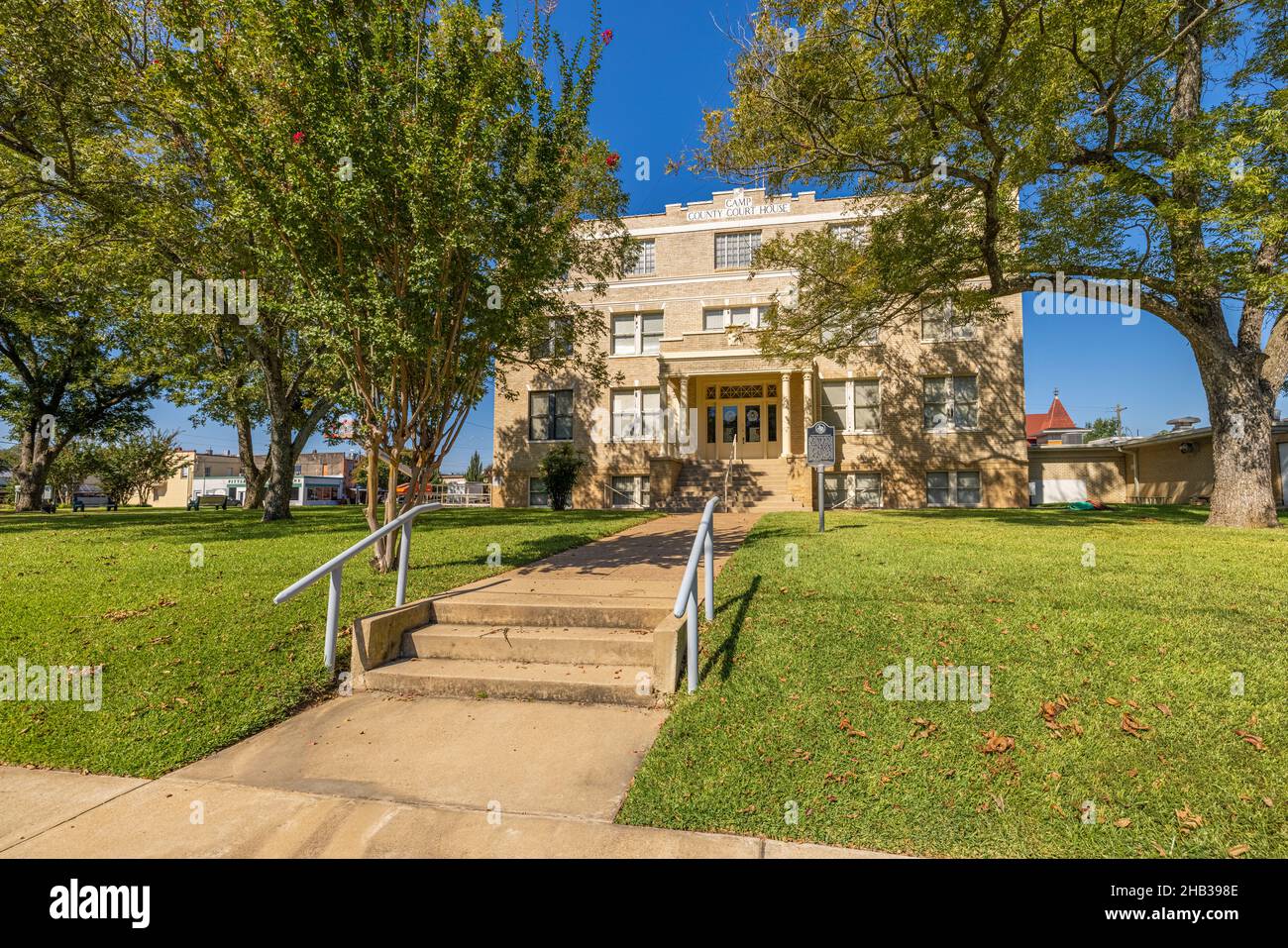Pittsburg, Texas, USA - September 26, 2021: The Camp County Courthouse ...