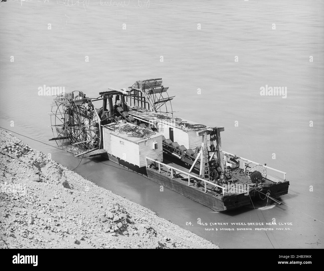 Old current wheel dredge hi-res stock photography and images - Alamy
