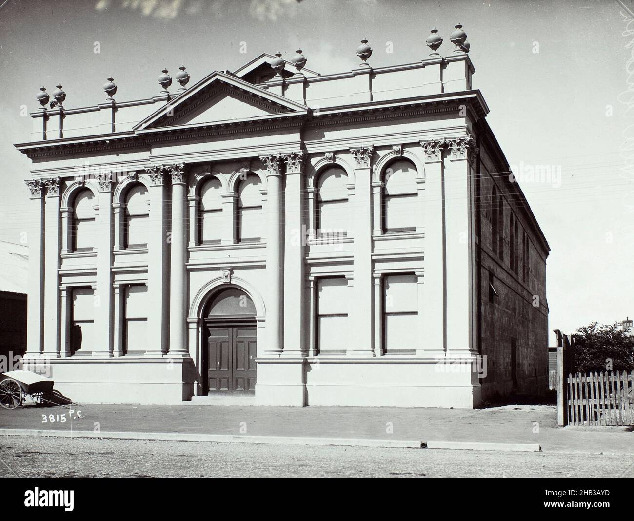 Town Hall, Masterton, Muir & Moodie studio, 1909, Masterton Stock Photo ...