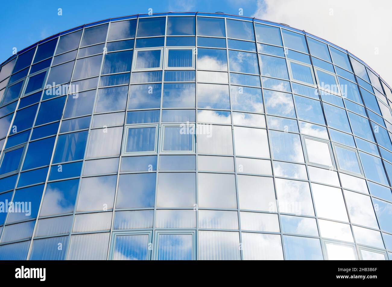 Business district building wall mirror hi-res stock photography and ...