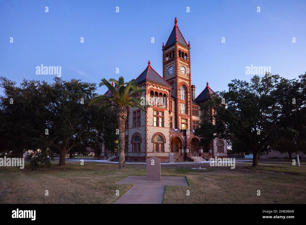Cuero, Texas, USA - September 25, 2021: The Historic DeWitt County ...