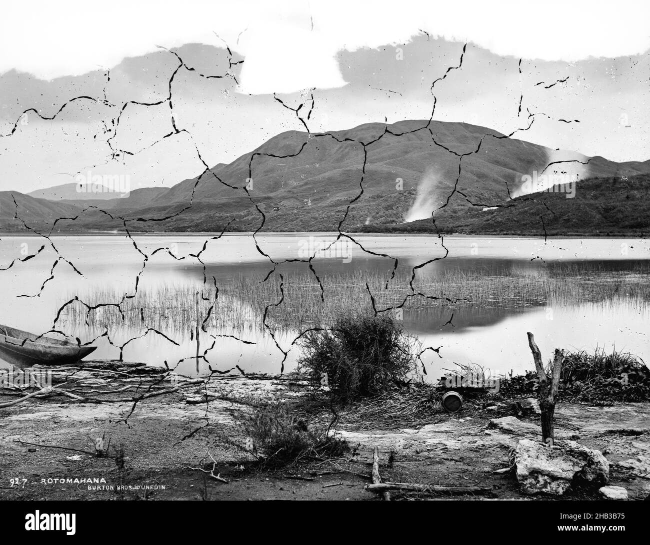 Rotomahana, Burton Brothers studio, photography studio, New Zealand ...