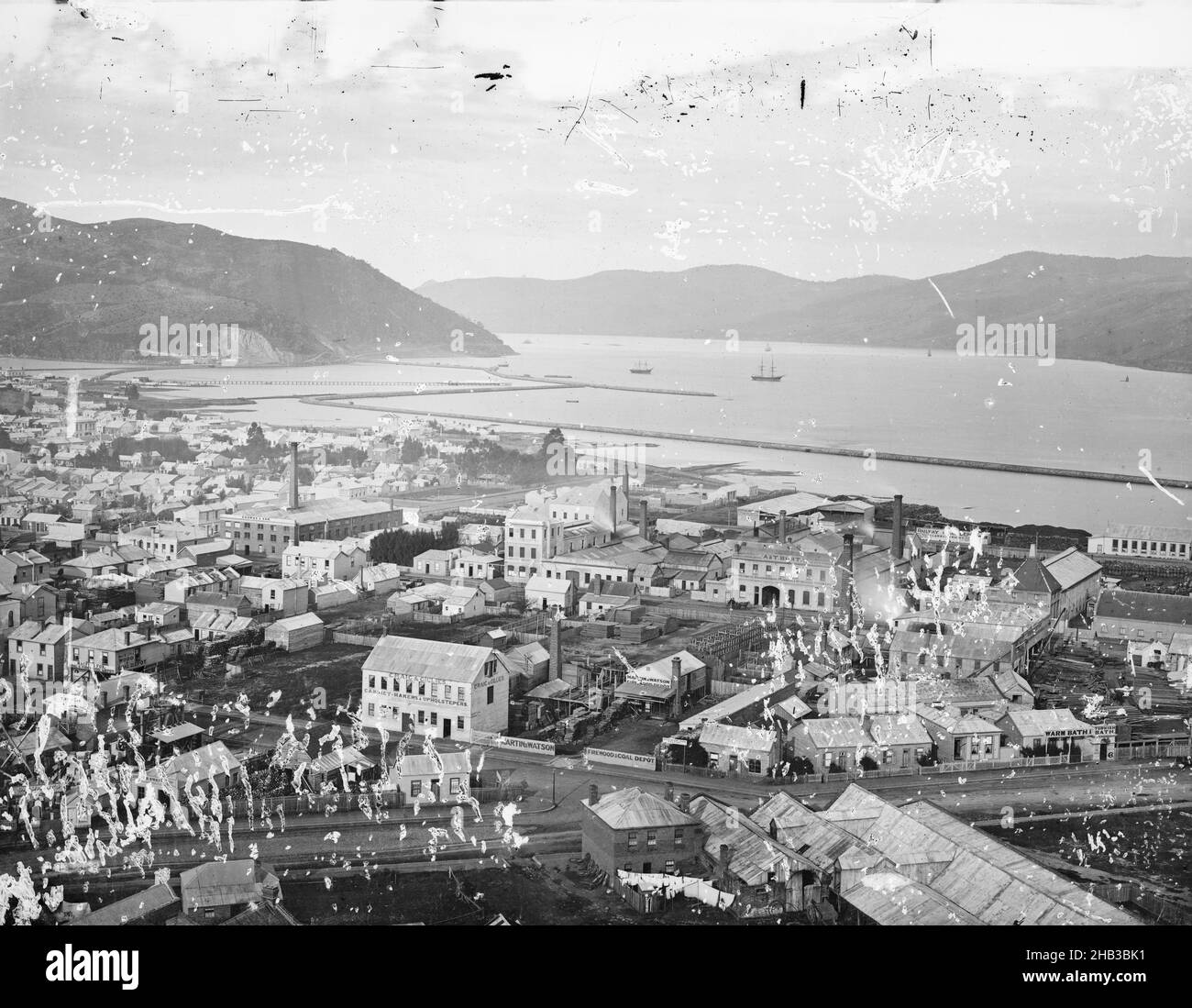 [Dunedin], Burton Brothers studio, photography studio, Dunedin, black ...